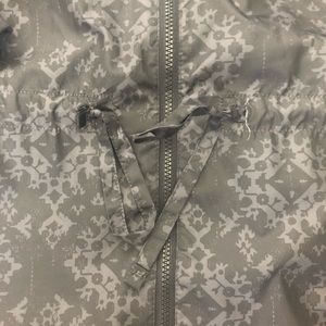 GAIAM | Jackets & Coats | Gaiam Black Patterned Wind Breaker Coat ...